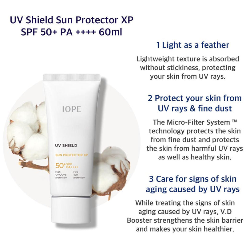 IOPE UV Shield Protector Solar XP SPF 50+ PA++++ 60ml